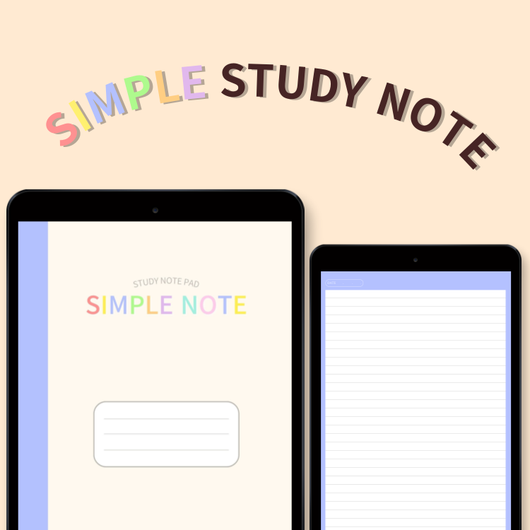 simple study note | Webudding