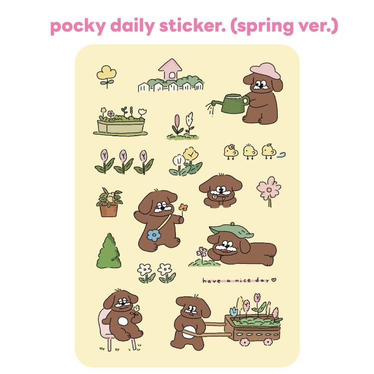 pocky daily sticker. (spring ver.) | Webudding