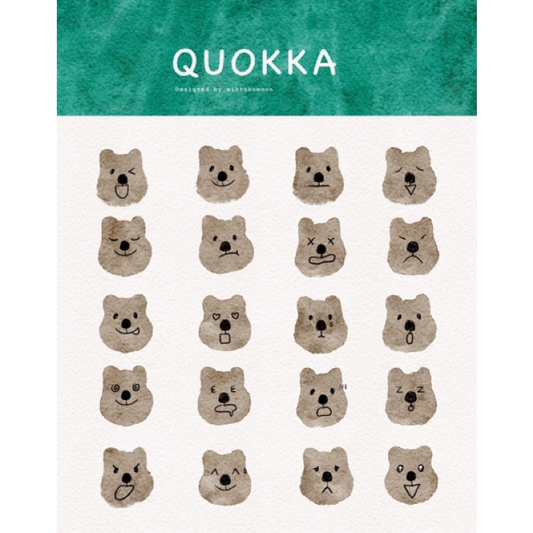 쿼카 스티커(4월 한정 특가)