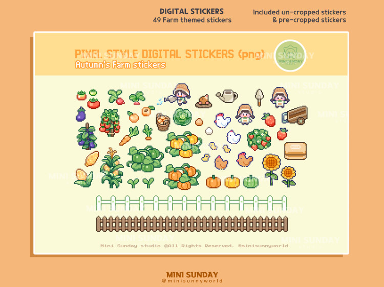 Autumn's Farm Planner Set | Webudding