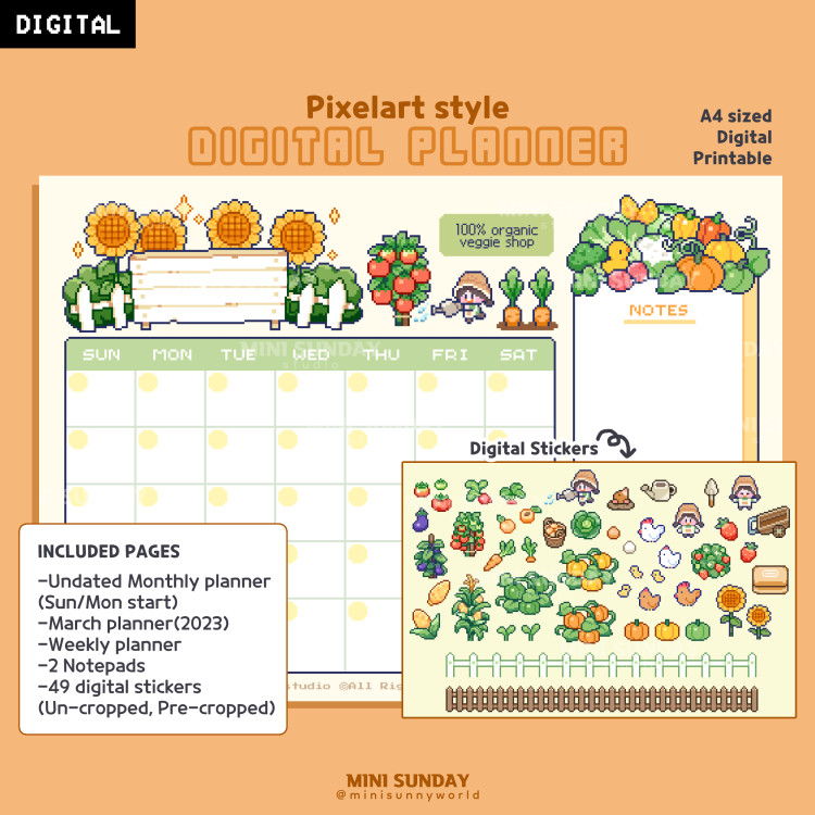 Autumn's Farm Planner Set | Webudding