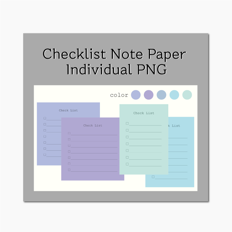 Checklist Memo Paper Individual PNG Sticker | Webudding
