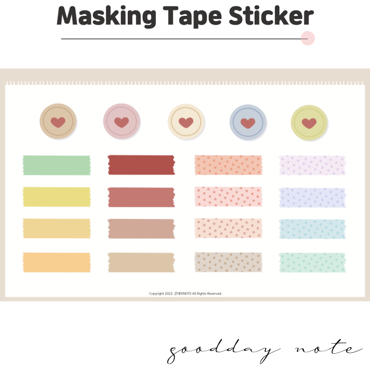 Good Note Sticker Masking Tape | Webudding