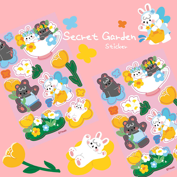 Secret Garden Sticker | Webudding