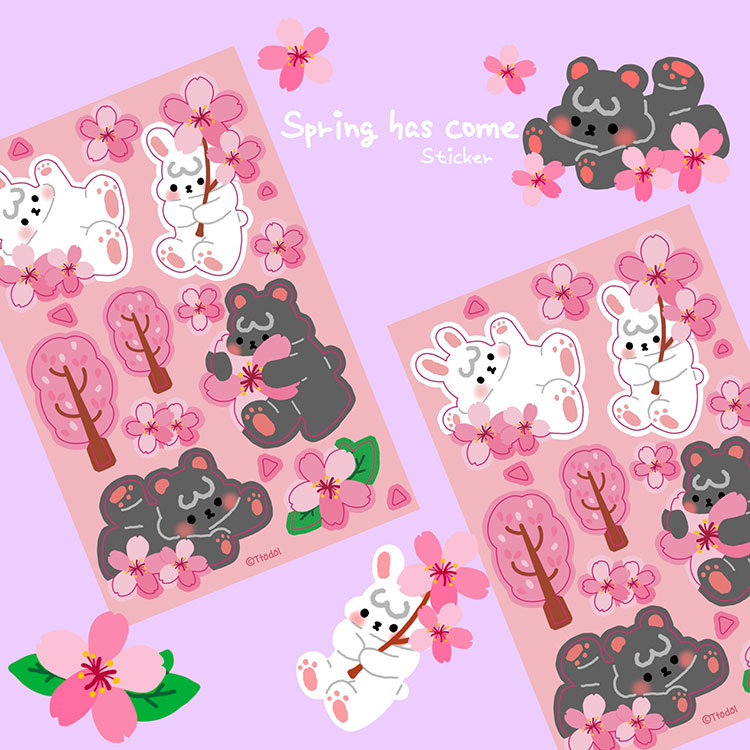 Spring has come Sticker | Webudding
