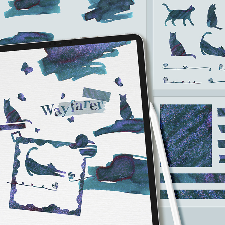 'Wayfarer ' ink sticker | Webudding