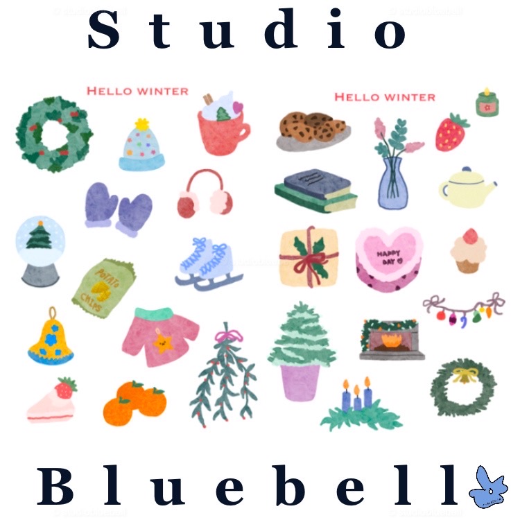 Hello, winter sticker | winter theme | warm winter | Webudding