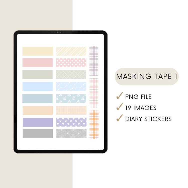 masking tape stickers | Webudding