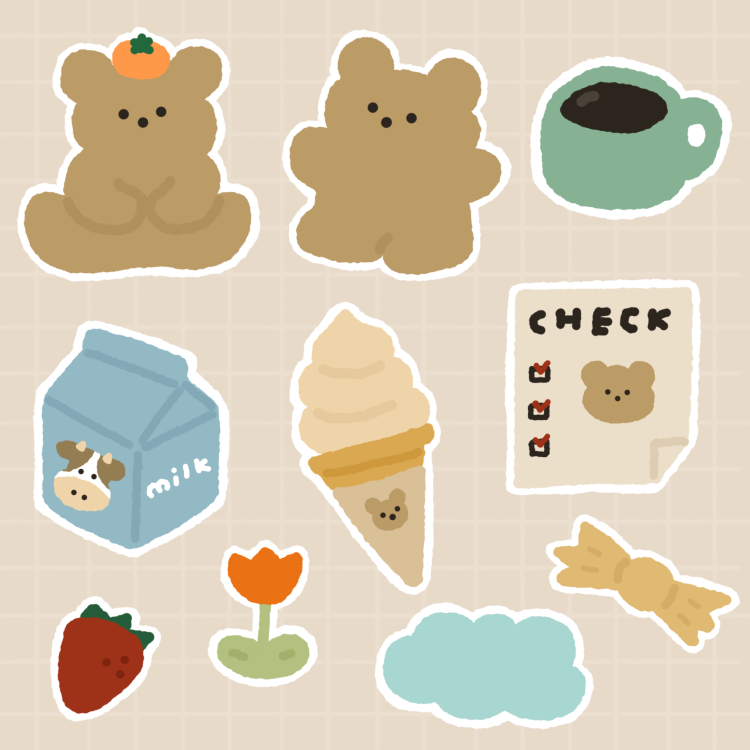 cozy sticker | Webudding