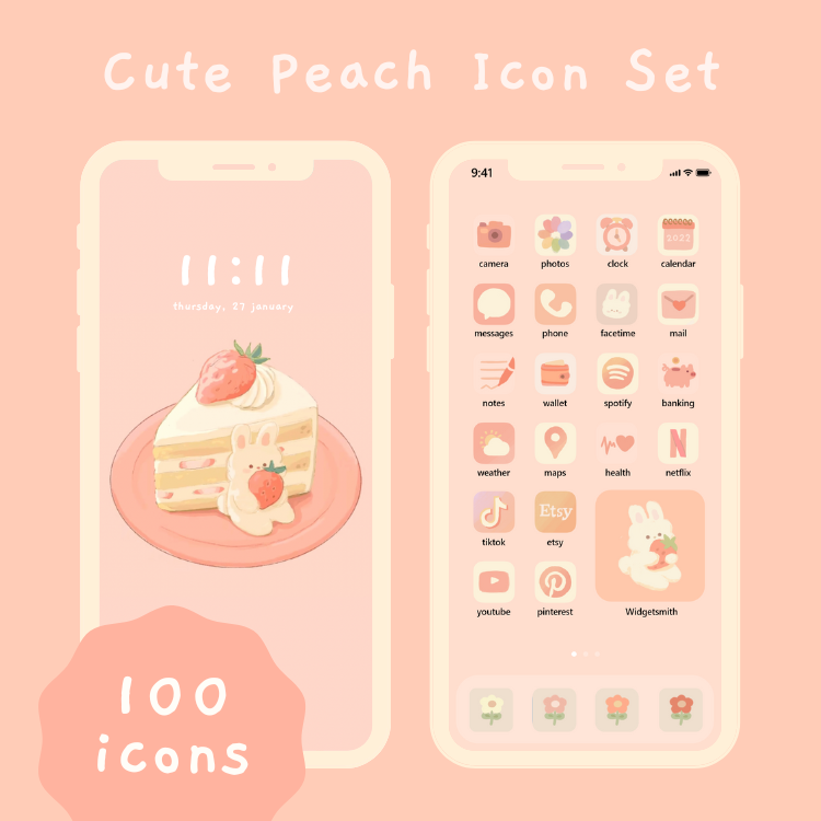 peach icon theme | Webudding