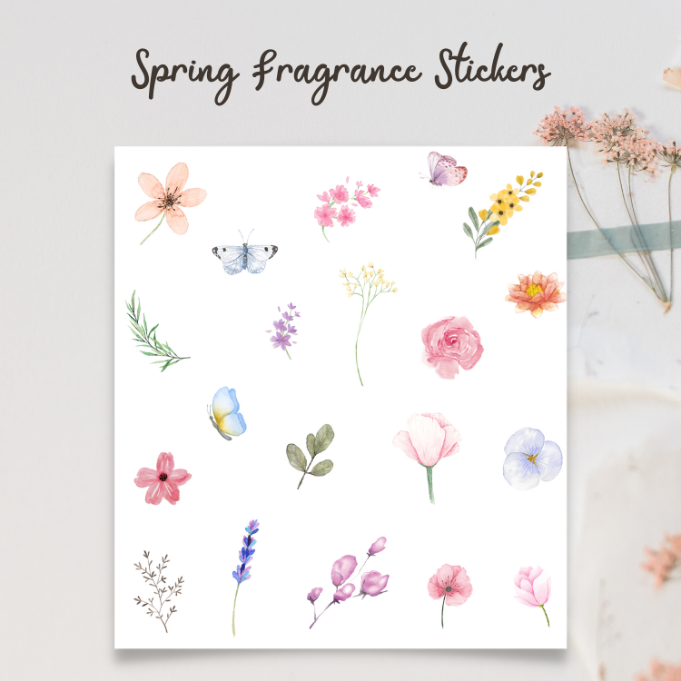 Spring Fragrance Stickers | Webudding