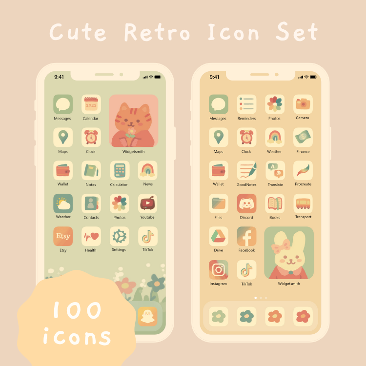 retro icon theme | Webudding