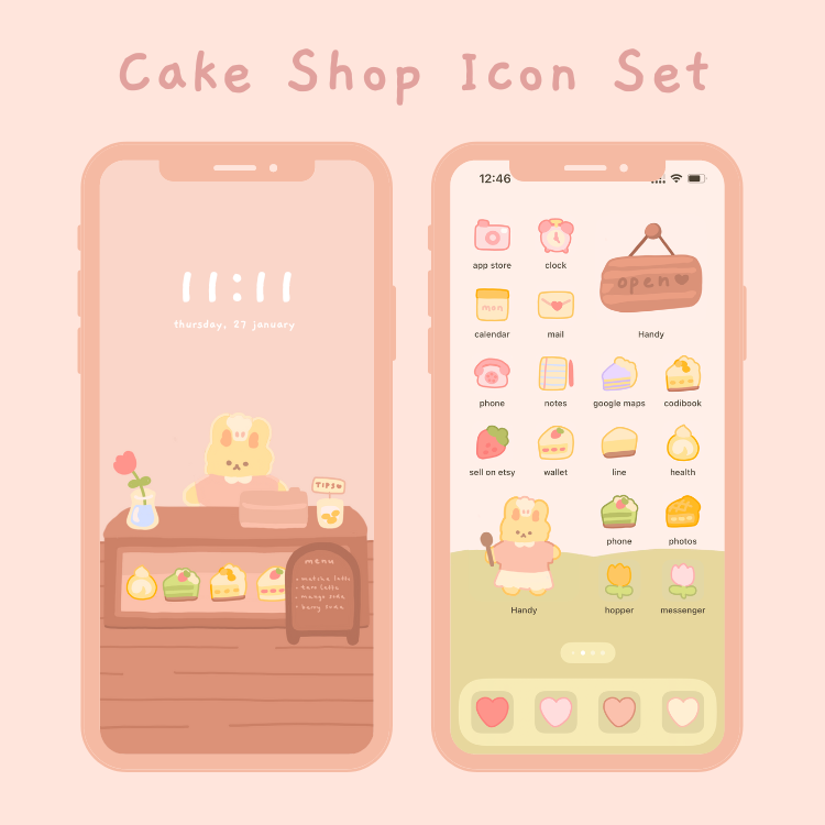 cake shop icon theme | Webudding