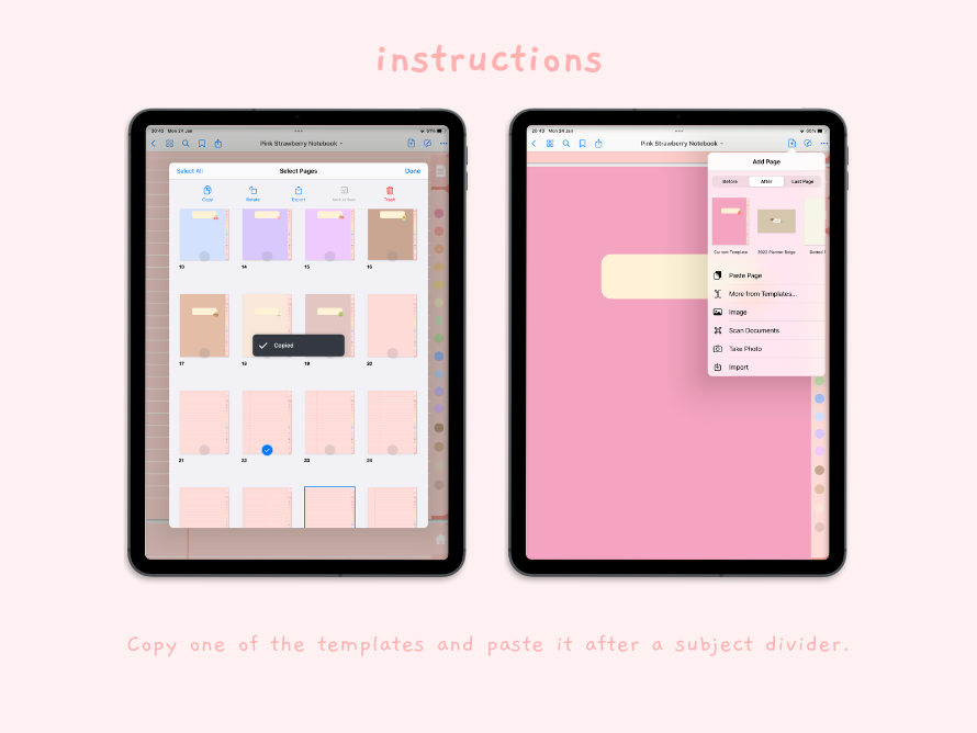 pink notebook | Webudding