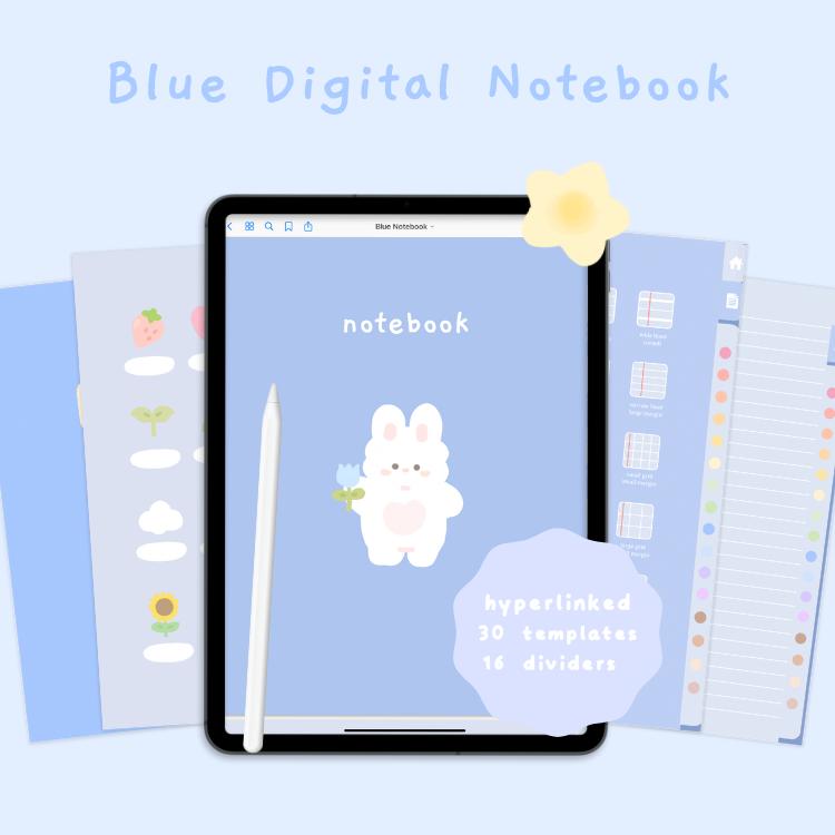 blue notebook | Webudding