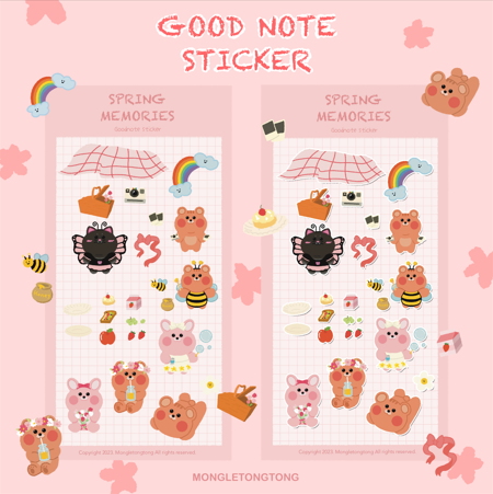 Spring Picnic sticker | Webudding