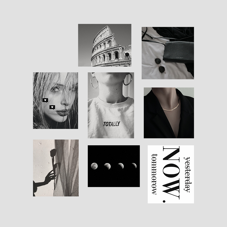 Photo Sticker Package [Noir Black] | Webudding