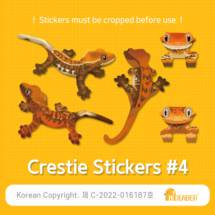 Crestie Stickers #4 | Webudding