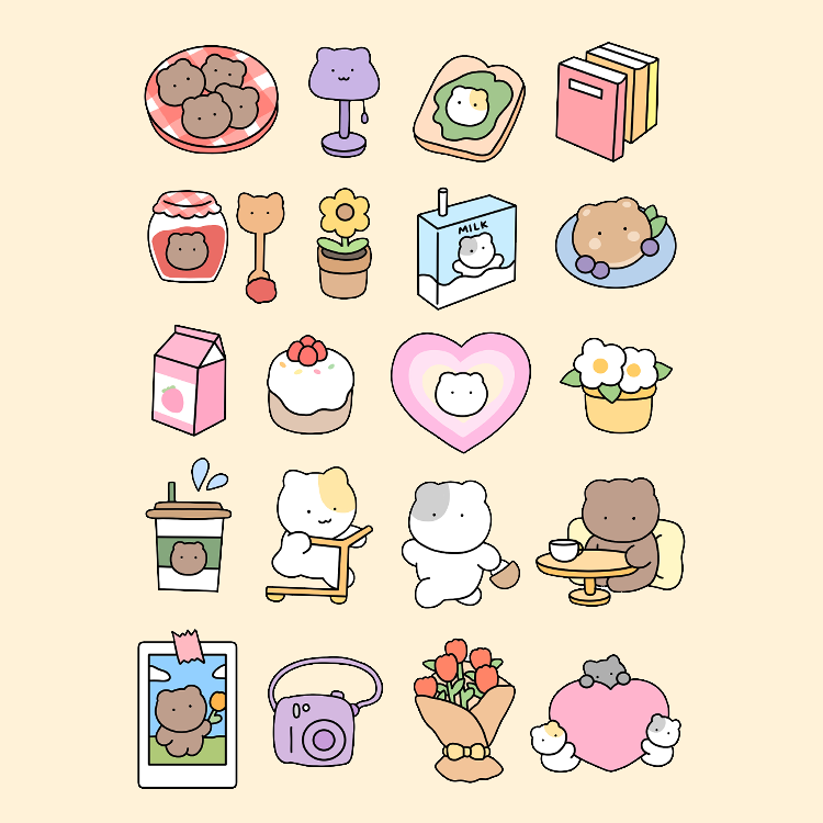 cute sticker2 | Webudding