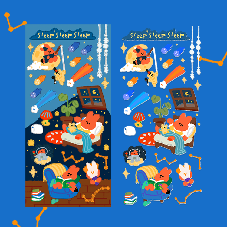 Sleep! Sleep! Sleep! sticker | Webudding