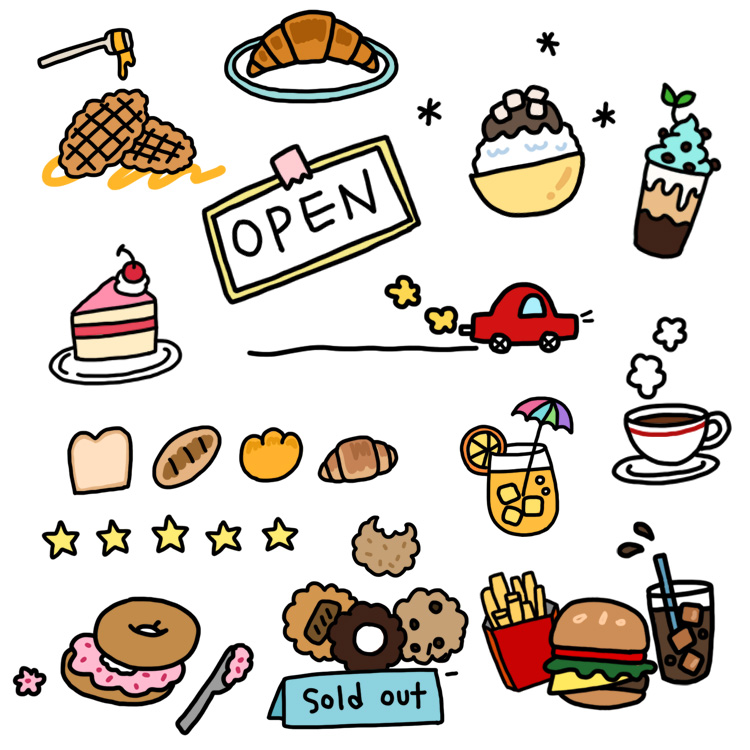 cafe play sticker | Webudding