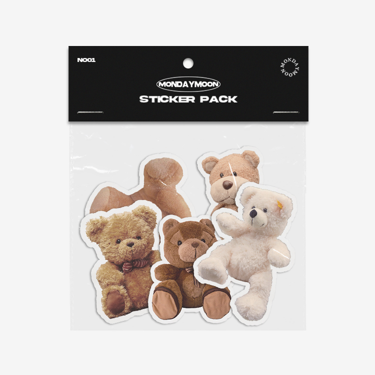 Teddy Bear Stickers Ver 2 | Webudding