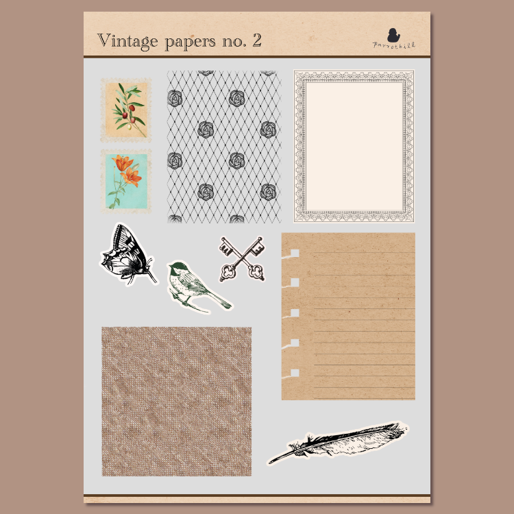 Vintage Stickers 2 | Webudding