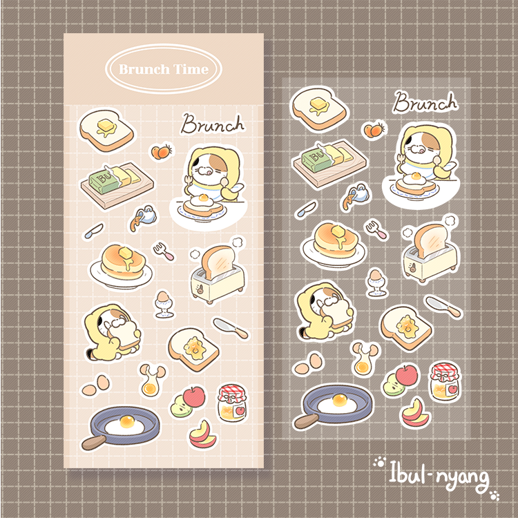 [Ibul_nyang] Brunch Time Sticker | Webudding