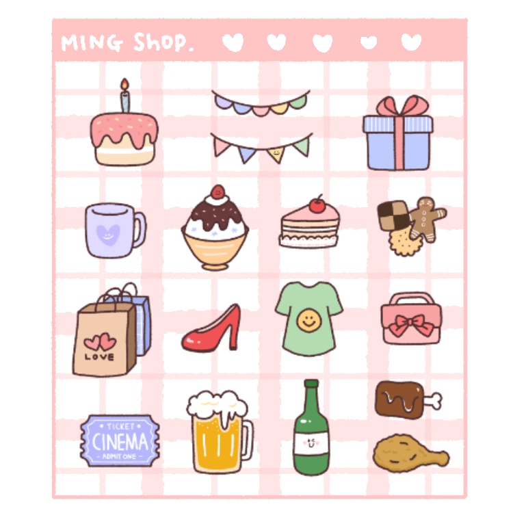 Diary daily sticker | Webudding