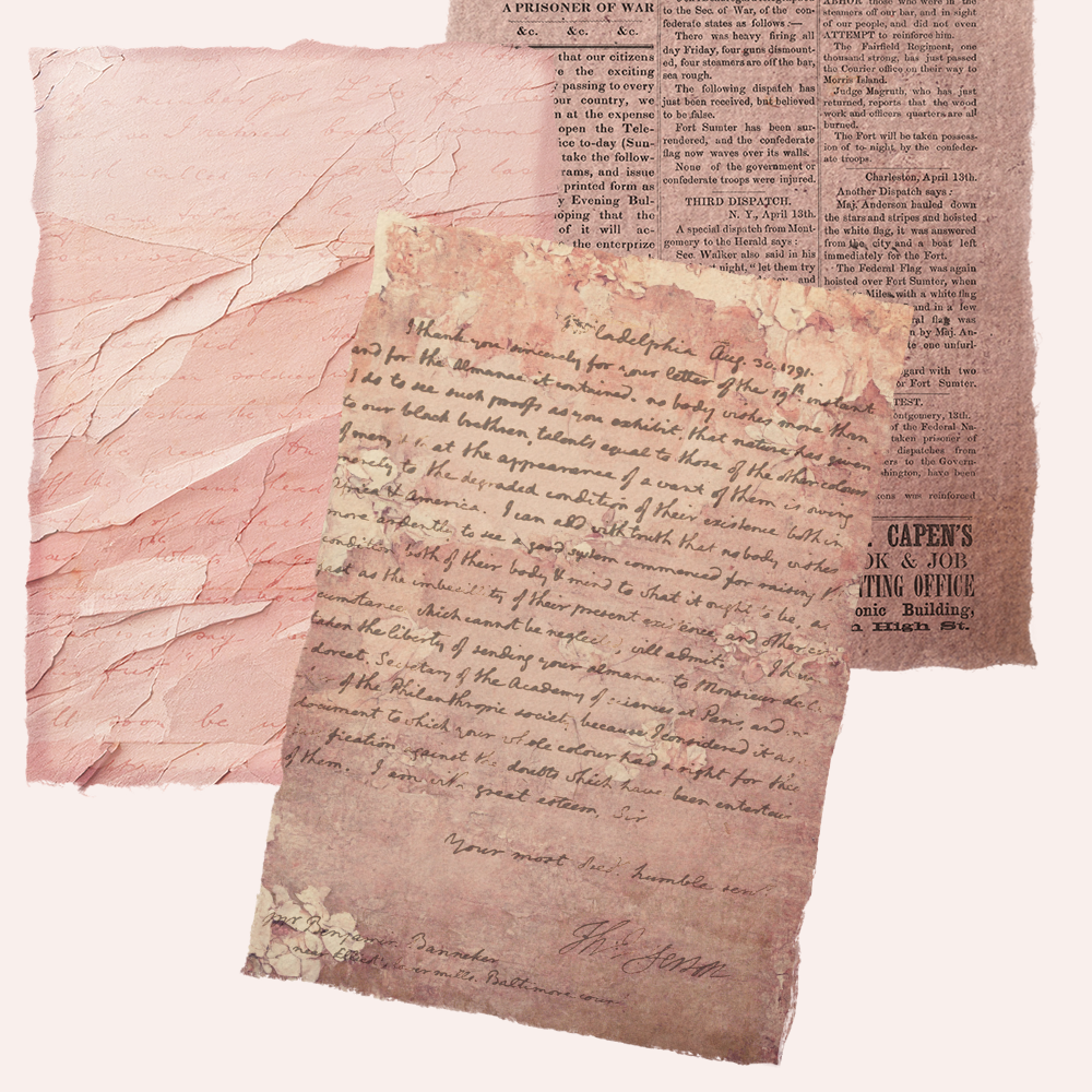 핑크 다꾸 배경지 10종 | 위버딩