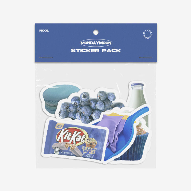 Blue Object Stickers | Webudding