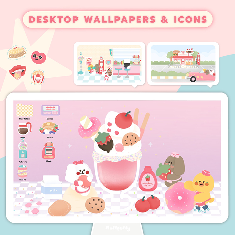 FLUFFPUFFY | Wallpapers & Icons (Fluffpuffy's Diner) | Webudding