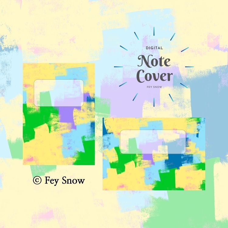 [Abstract Note Cover] Yellow Point | Webudding