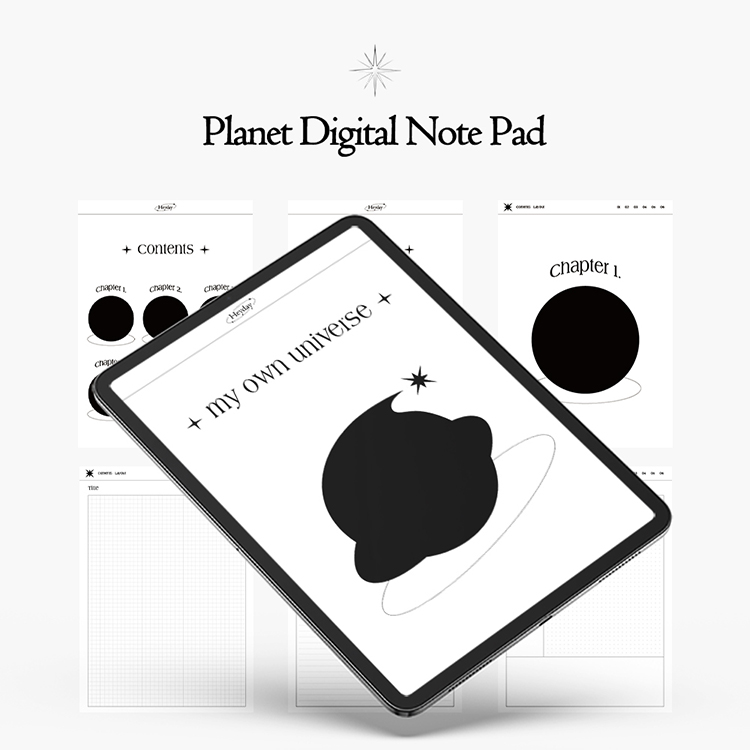 Planet Digital Notepad (6color) | Webudding
