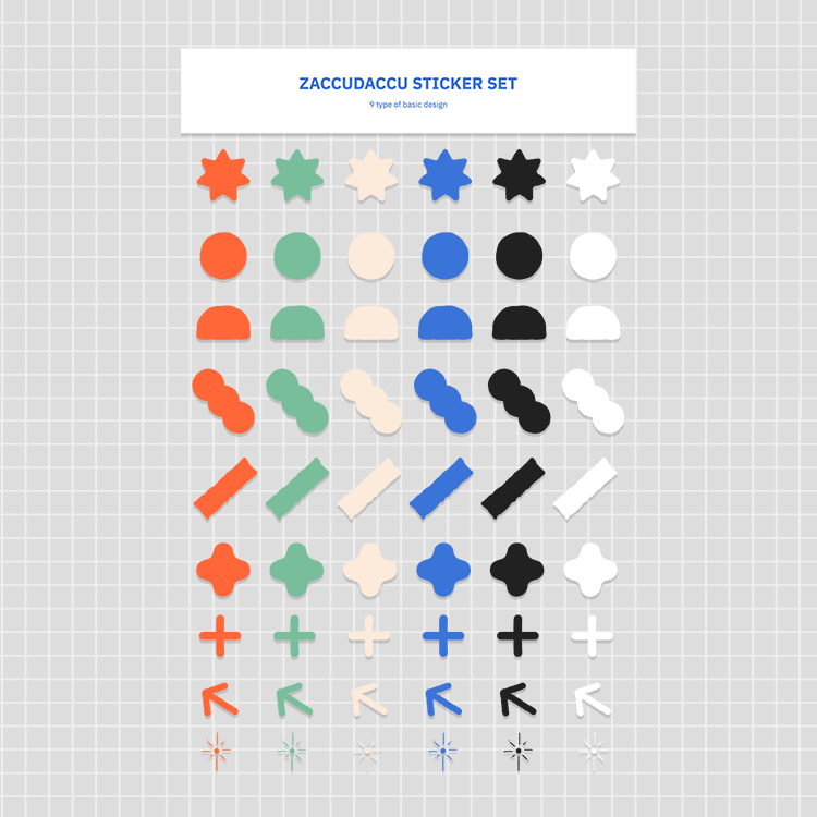 Basic shape sticker | Webudding