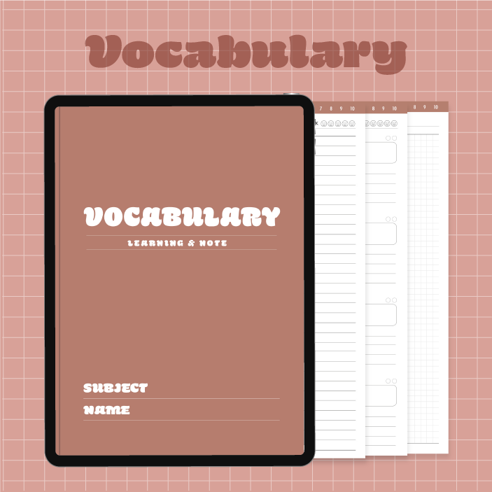 DIY Foreign Language Note (Mocha chocolate, Brown) | Webudding