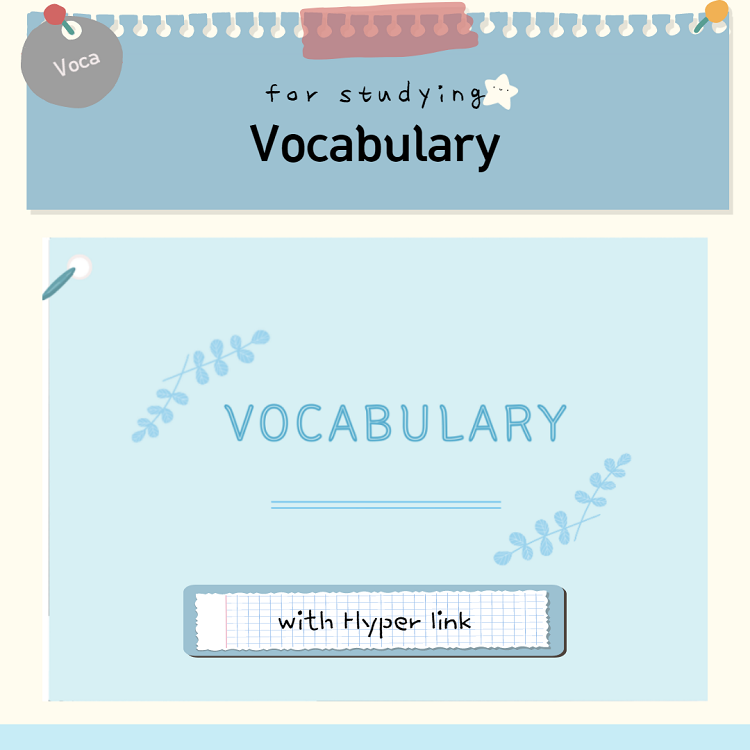 VOCABULARY-SKYBLUE | Webudding