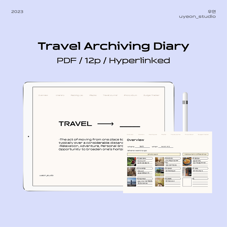 Travel Archiving Diary | Webudding