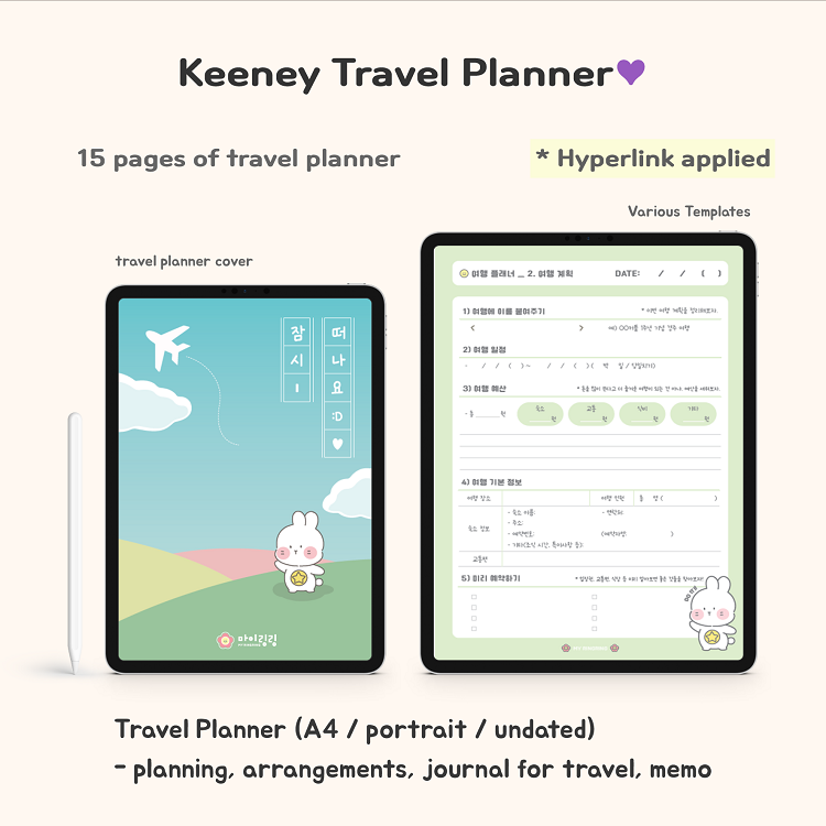 Keeney Travel Planner | Webudding