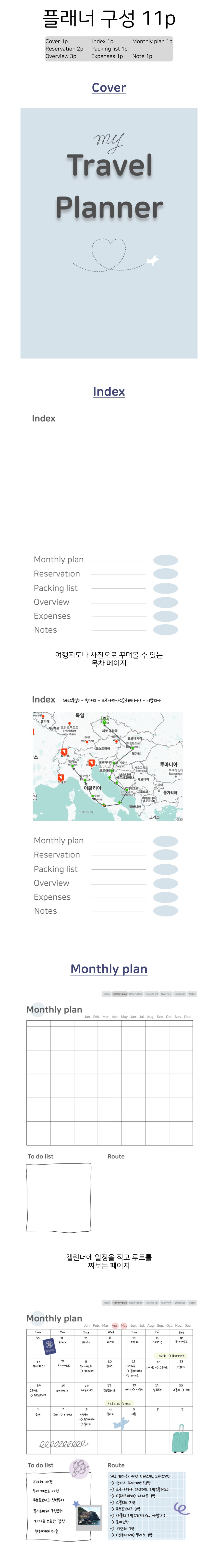 My travel planner | Webudding