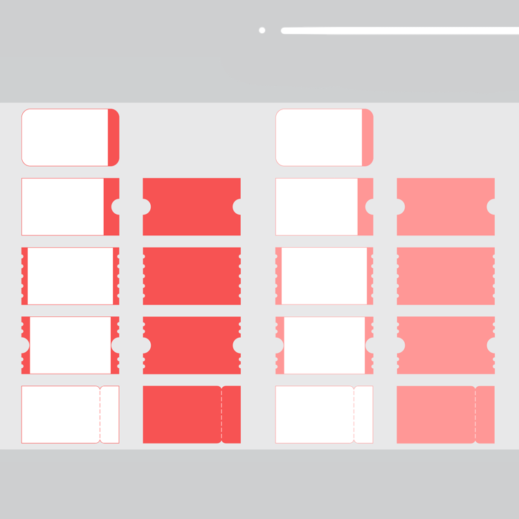 Coupon/Ticket sticker | Webudding