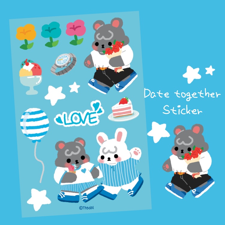 Date together Sticker | Webudding