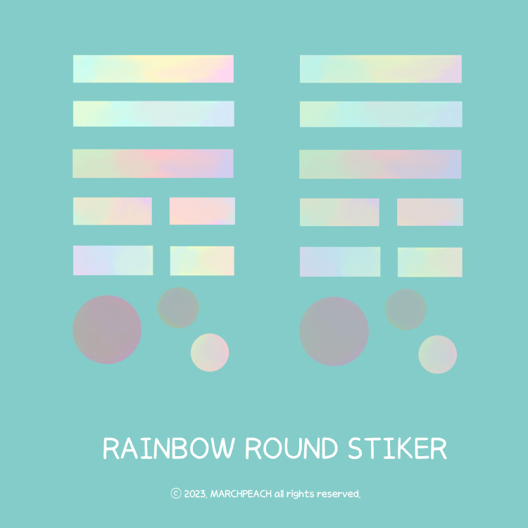 RAINBOW STIKER | Webudding