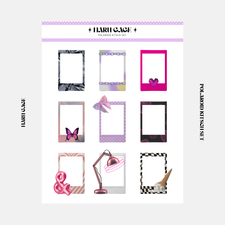 Harugage Polaroid Kitsch set | Webudding