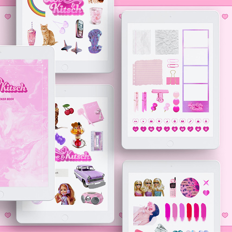 LoveKitsch Sticker Book | Webudding