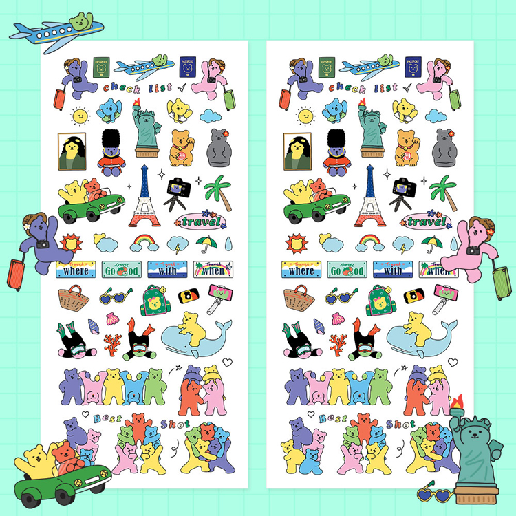 My buddy good note diary seal - Travel | Webudding