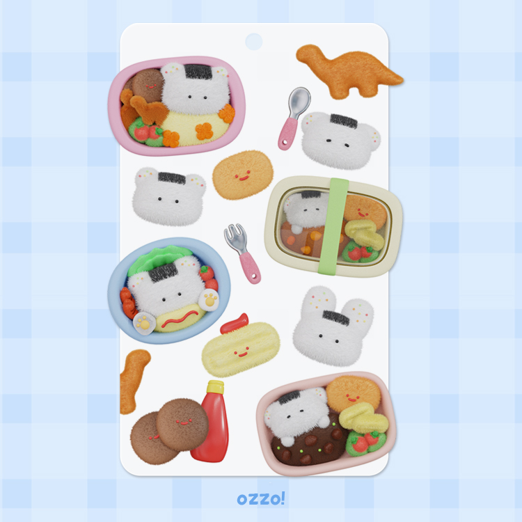 Soft box lunch stickers | Webudding