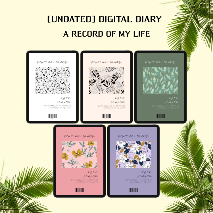 [undated] A record of my life Diary ver. purple | Webudding