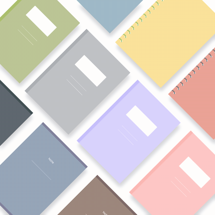 Simple Note Cover (40set) | Webudding