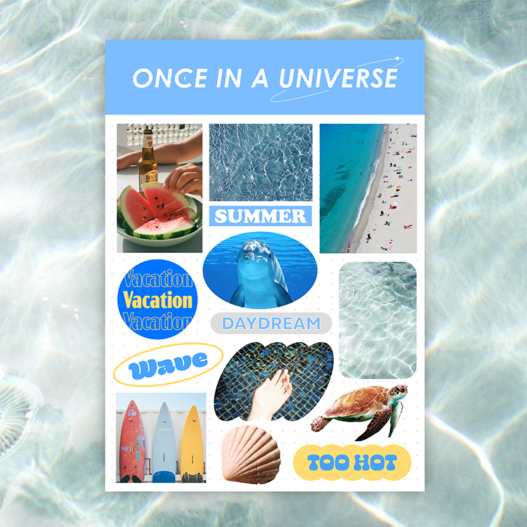 Summer mood sticker | Webudding